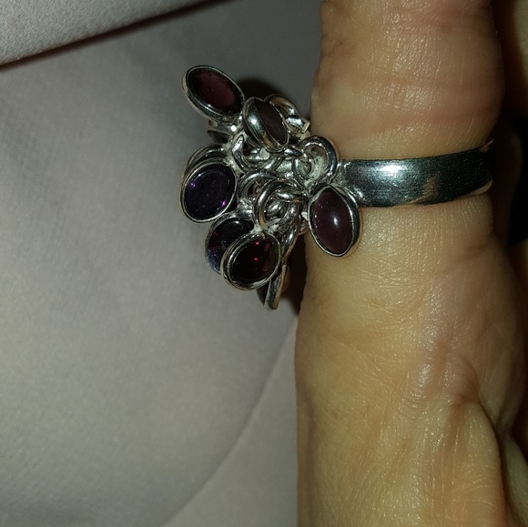 Artisan Handmade | Jewelry | Nwtamethyst Dangling Bezel Bevel Gemstone ...